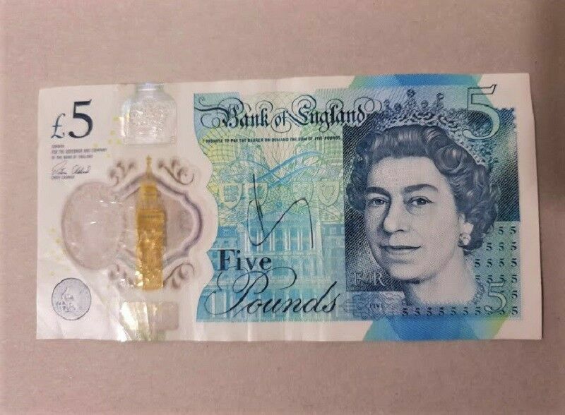 £5 Five Pound Collectable Note AJ44 Rare Unique Error Misprint | eBay