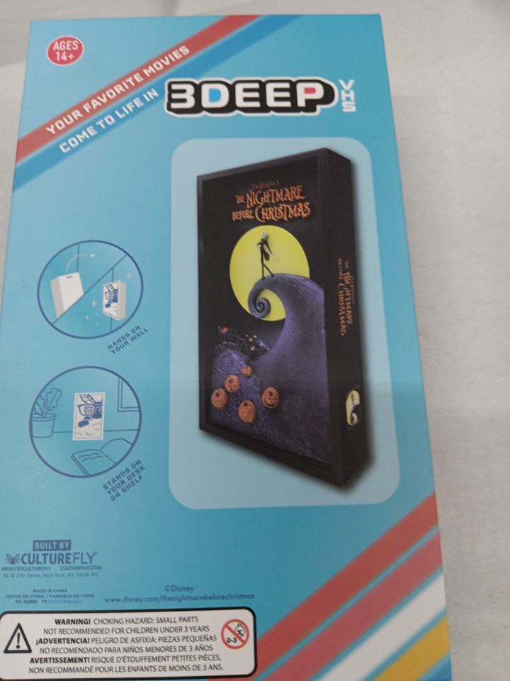 Disney Nightmare Before Christmas 3Deep Sculpted Display | eBay