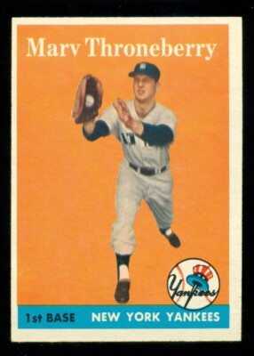 1958 Topps #175 Marv Throneberry - EX/MT | eBay