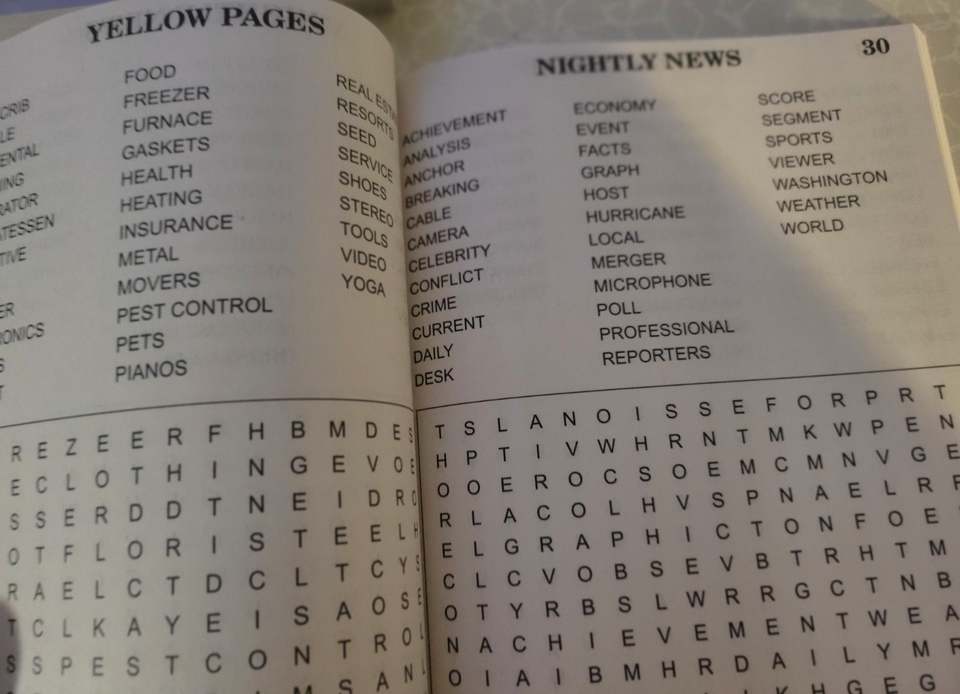 Kappa Blue Ribbon Word Finds - Jumbo Issue - Current - Large Print | eBay