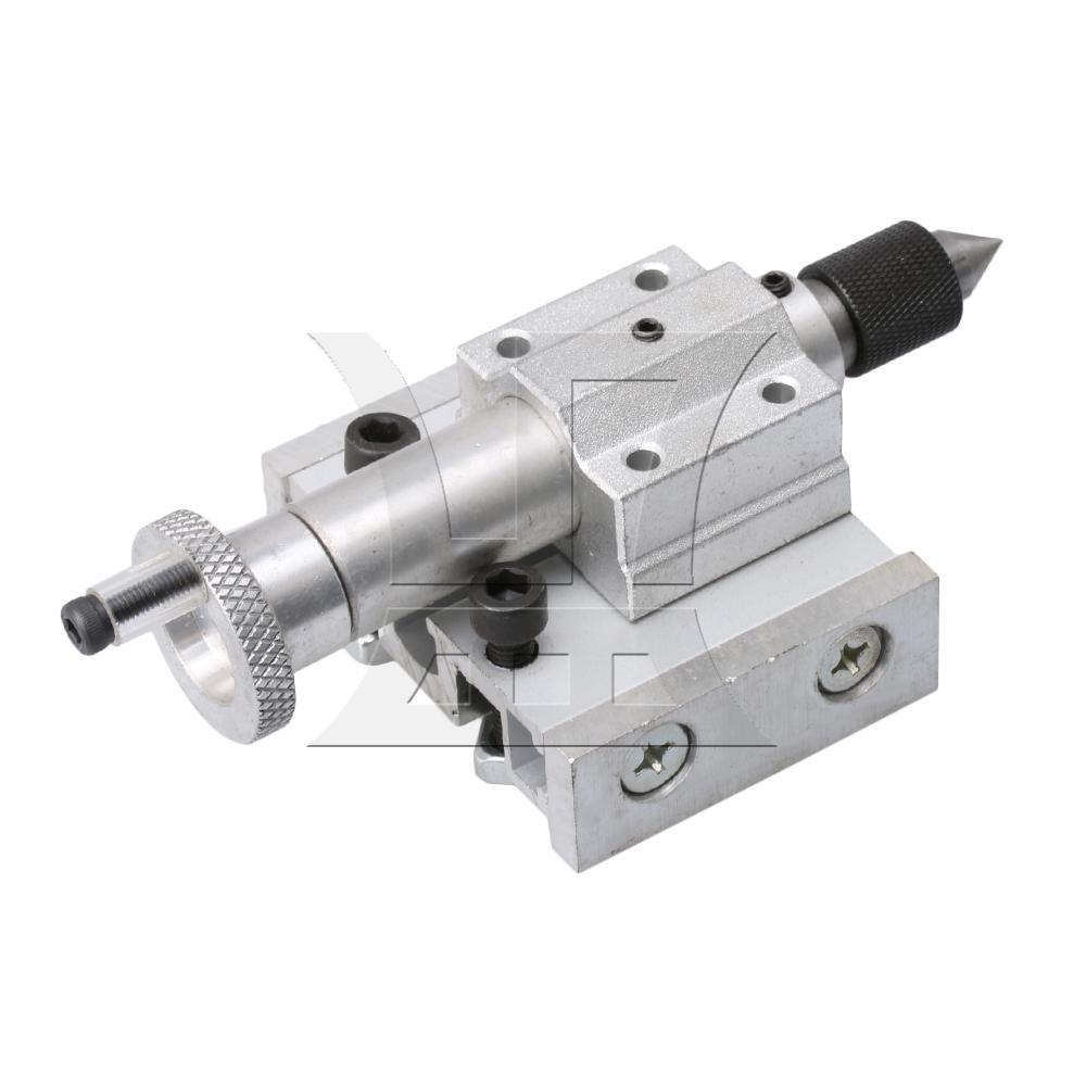 Mini Lathe Telescopic Biaxial Rotary Top Rotation Center for DIY Parts ...