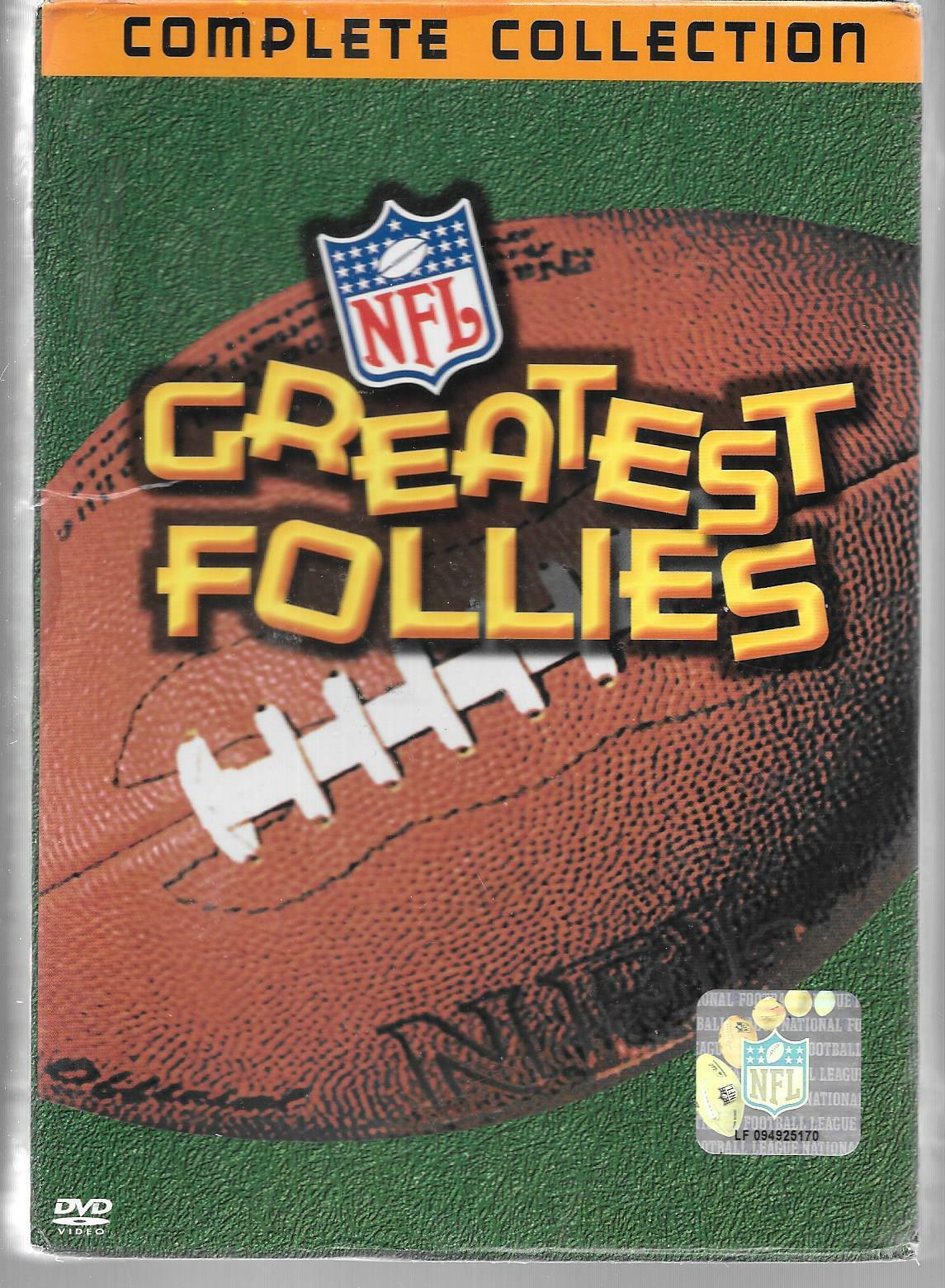 NFL Greatest Follies, Complete Collection Vol. 1 & 2, NEW DVD SET 70288 ...