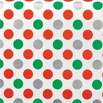 Jolly Dots Holiday Tissue Paper - 20in. x 30in. - 20 Sheets (11-03-JDOT ...