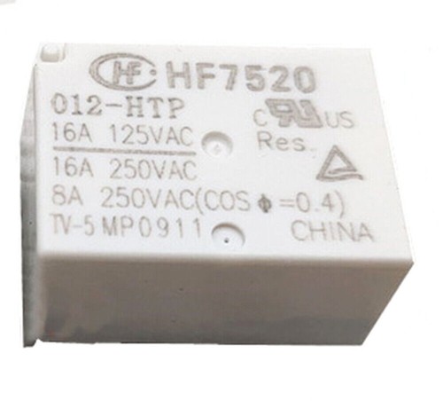 1PC HF7520-012-HTP 12VDC Power Relay 16A 125VAC 4pin #T10* | eBay