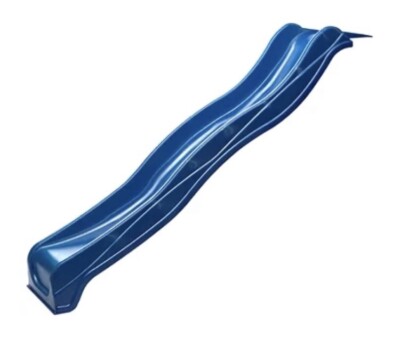 Long Slide 2.2m Blue Slide - make for a smooth ride all the way down | eBay