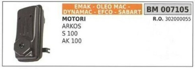 Muffler Emak Trimmer S 100 Ak 100 007105 | eBay Australia