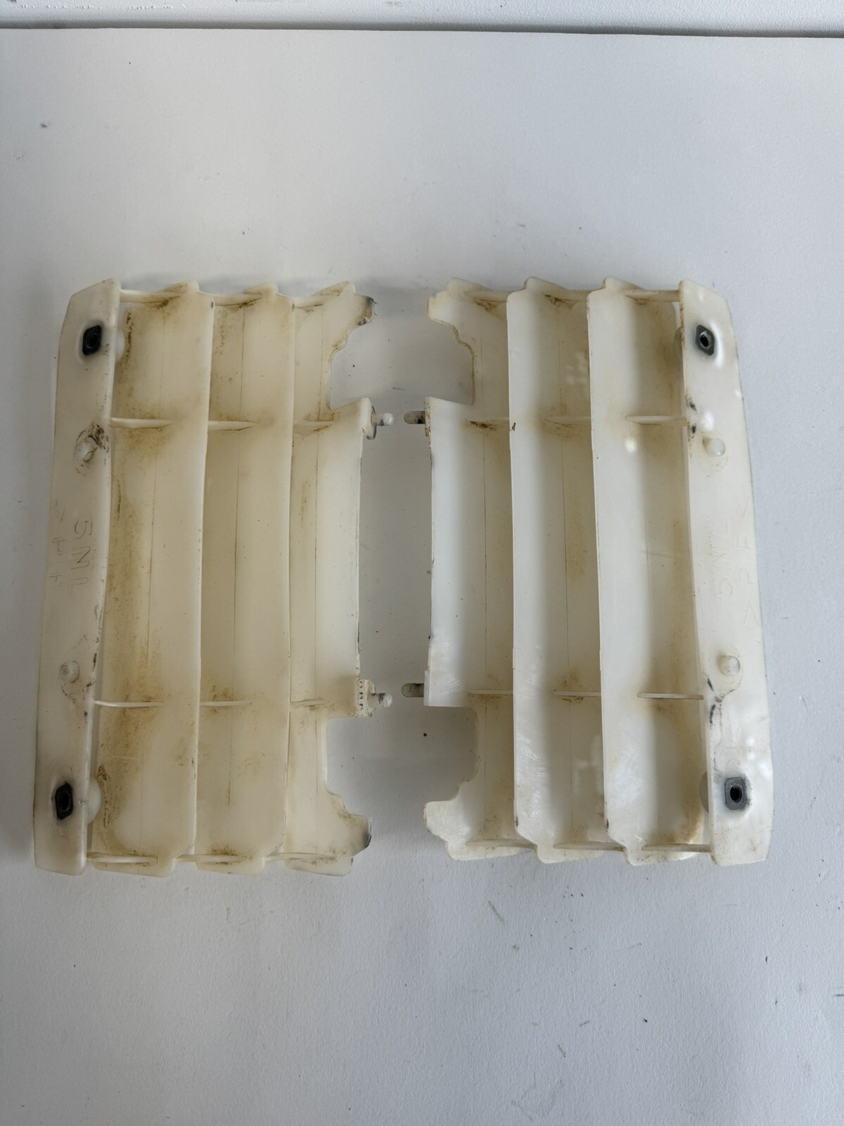 YAMAHA OEM YZ125 YZ250 YZ 125 250 X RADIATOR GUARD LOUVER SET PAIR 2006 ...