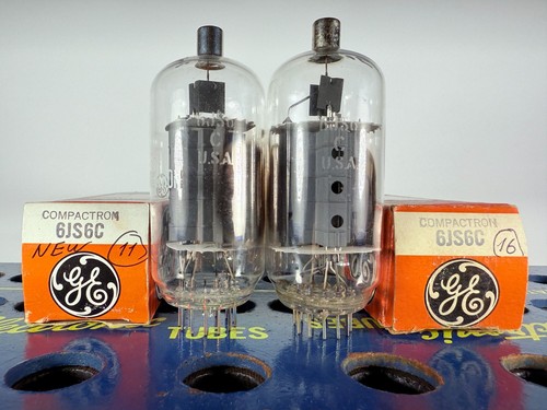 Closely Matched Pair GE 6LB6 6JS6C NOS Tested Very Strong Tube | eBay
