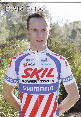 CYCLISME carte cycliste DAVID DEROO équipe SKIL SHIMANO | eBay
