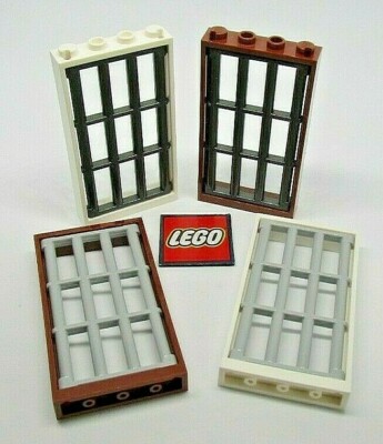 LEGO Window 4x6 with Bars in 1x4x6 Frame - Choose Colour - Design ...