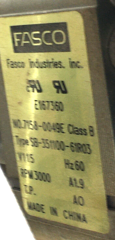 FASCO 7058-0049 Rheem Ruud 70-24178-01 Draft Inducer Blower Motor used ...