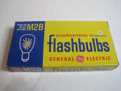 GE Flash Bulbs 5B Box of 12 Camera Flashbulbs General Electric New Old ...