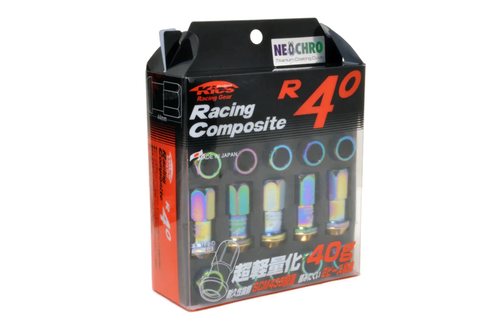 Project Kics R40 Lug Nuts - 12x1.5 Neochrome (20 Lugs - No Locks) | eBay