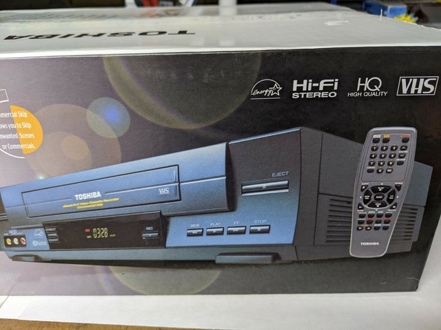Toshiba W-528 4 Head Video Cassette Recorder - Black for sale online | eBay