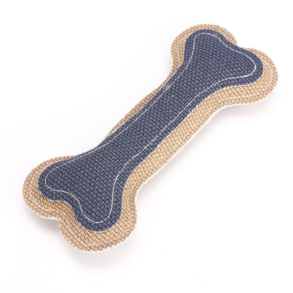 2 Pcs Dog Training Tools Puppy Chewing Toys for Teething Bones Shaped ...