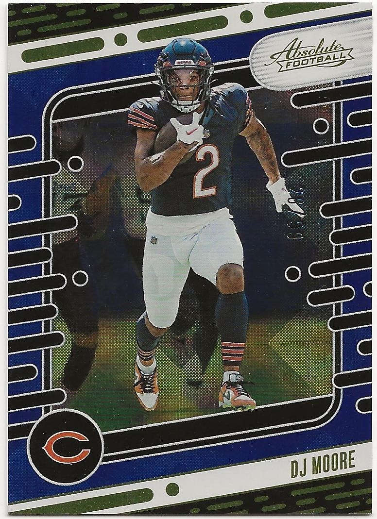 2024 Panini Absolute - D.J. Moore #16 Blue Diamonds /99 for sale online ...