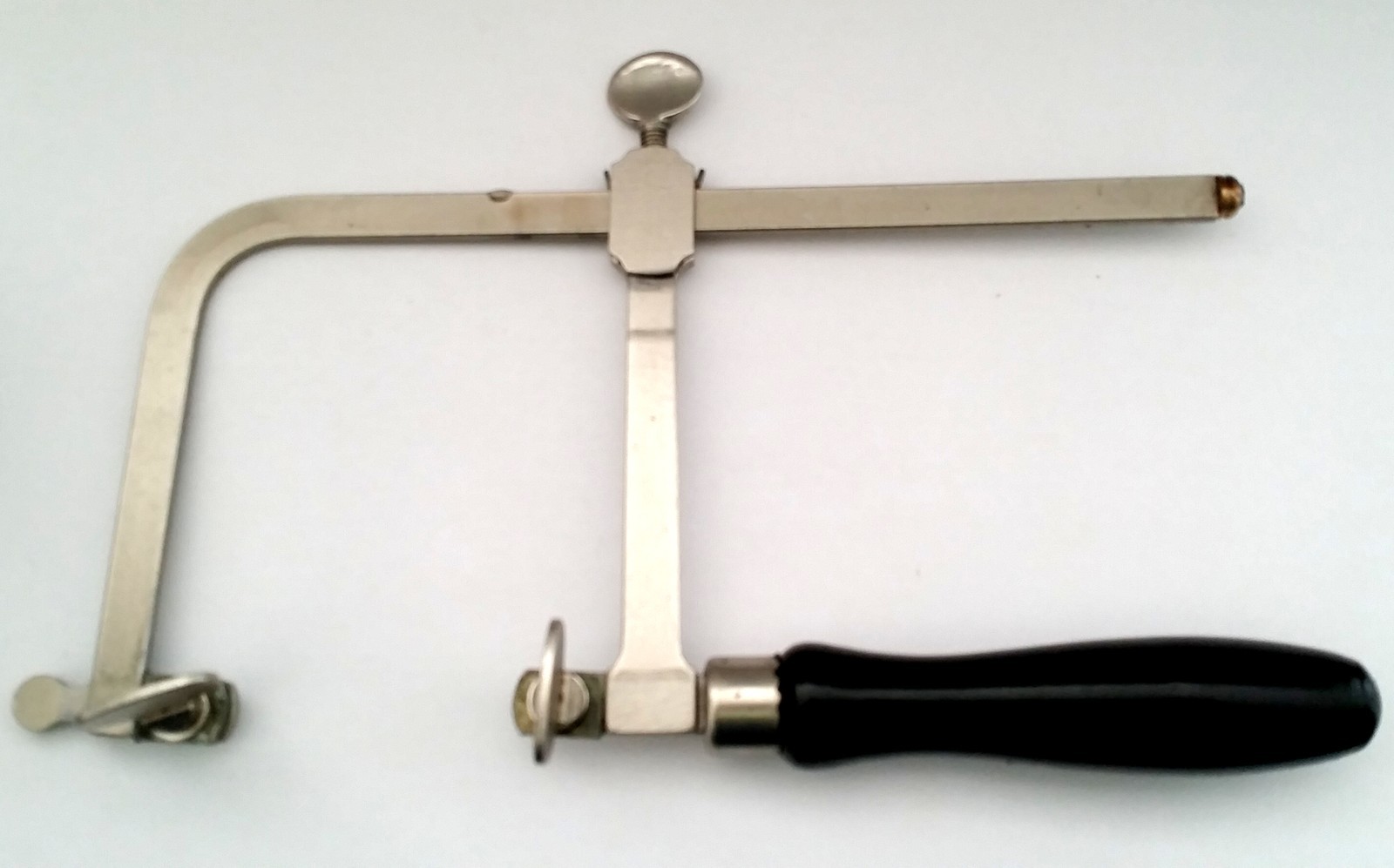 German Style Jewelers Saw Frame Adjustable 2 1/2,3,3 1/2 "+12pcs SWISS ...