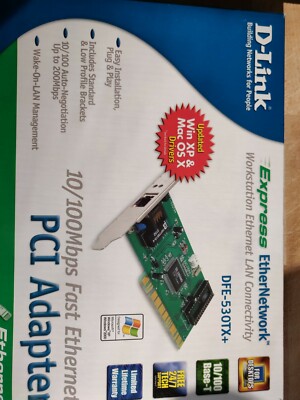 D-Link Express EtherNetwork 10/100Mbps Fast Ethernet PCI Adapter DFE ...