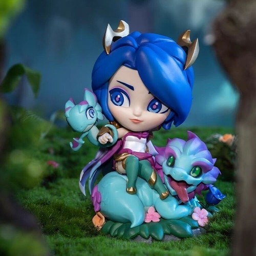 [Genuine] 100% Origin League of Legends Fae Dragon Ashe Figure Art Toy ...