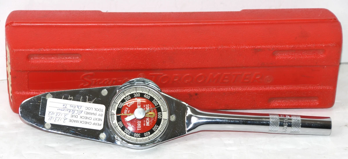 SNAP-ON TE50A TORQOMETER Dial Torque Wrench 3/8 Drive 600, 60% OFF