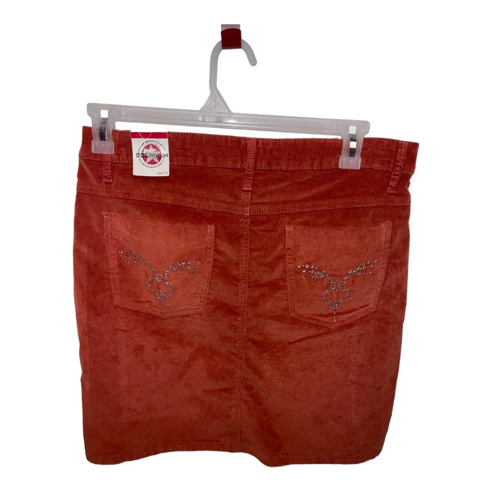 Rave 4 Real R4R Brushed Denim Rust Colored Shorts NWT | eBay
