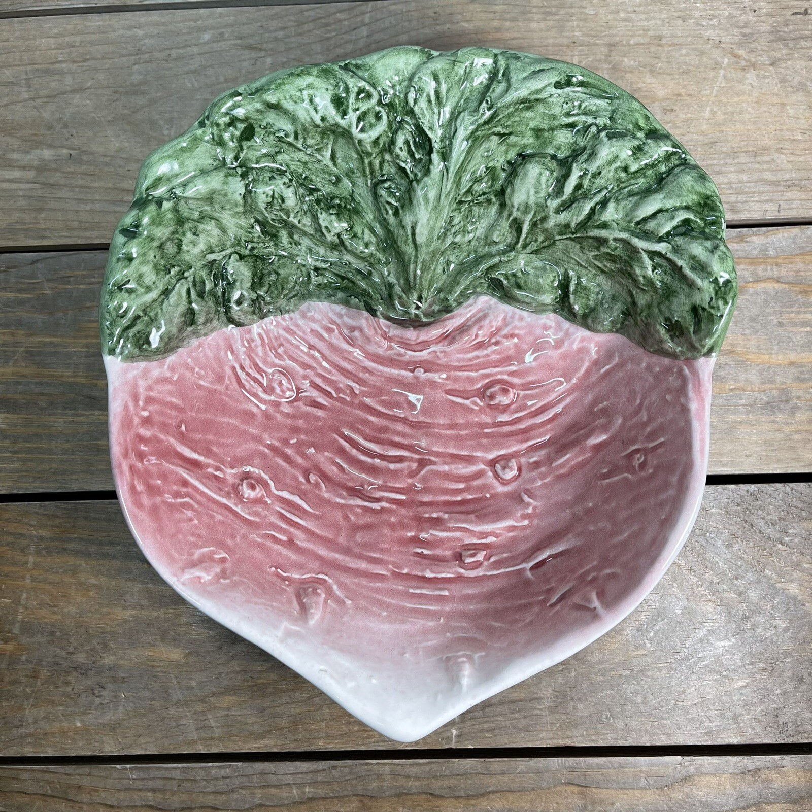 Vintage Radish Turnip Shaped Bowl Olfaire Made in Portugal Vegetable | eBay