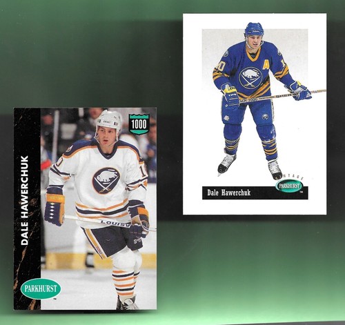BOTH! DALE HAWERCHUK-BUFFALO SABRES 1994 Parkhurst VINTAGE/91 Parkhurst ...
