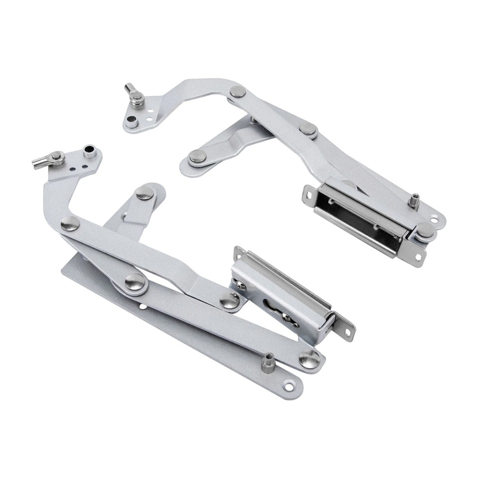2pcs Cabinet Door Hinges Folding Lift Up Top Vertical Swing Furniture ...