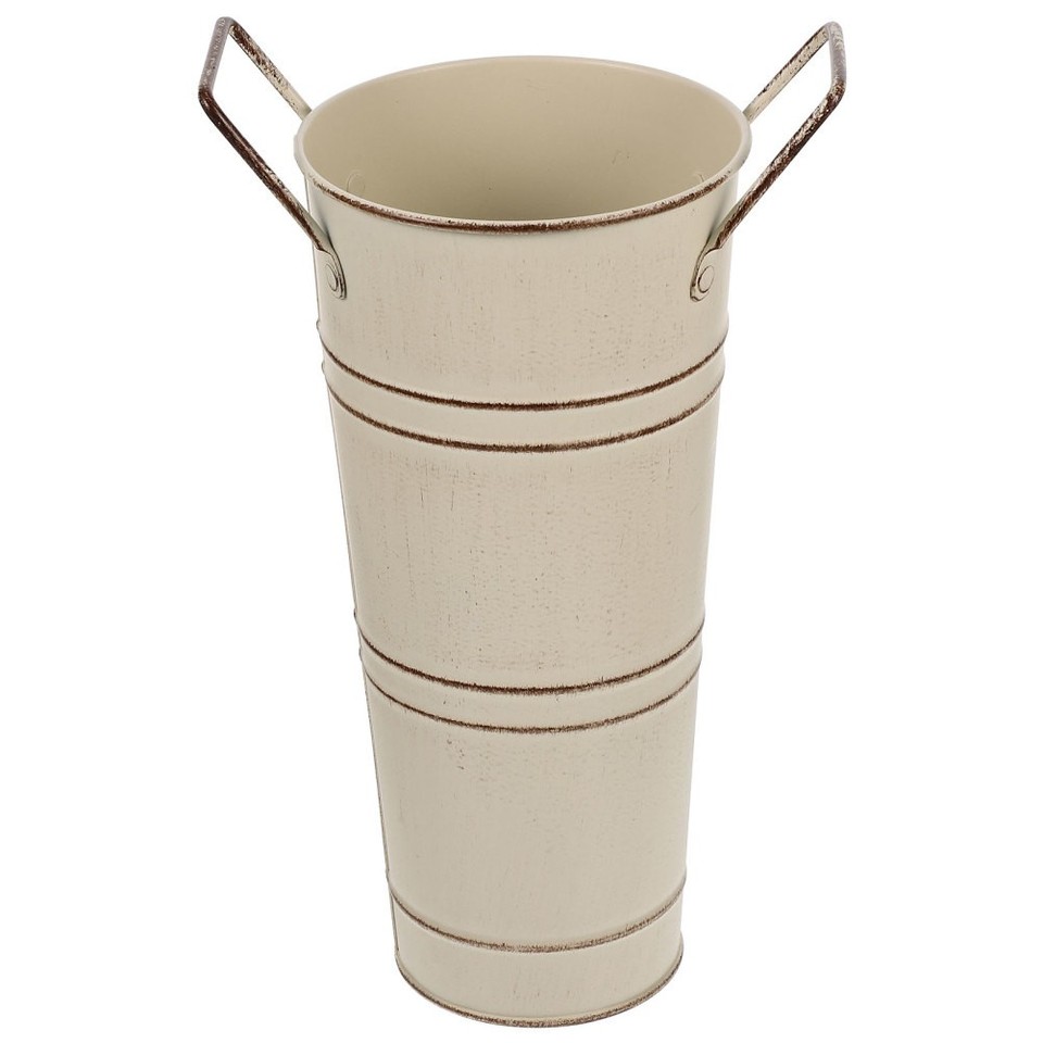 Household Vase Metal Flower Pot Bucket with Handle Florist Buckets ...