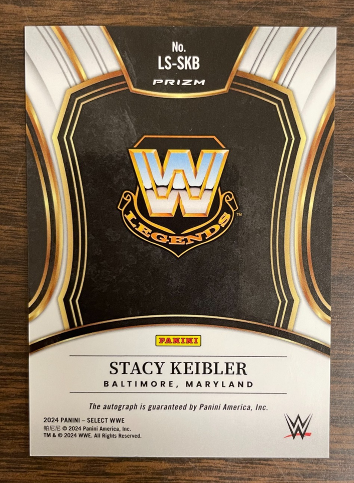 Stacy Keibler 2024 Panini Select WWE Legends Silver Prizm Auto | eBay