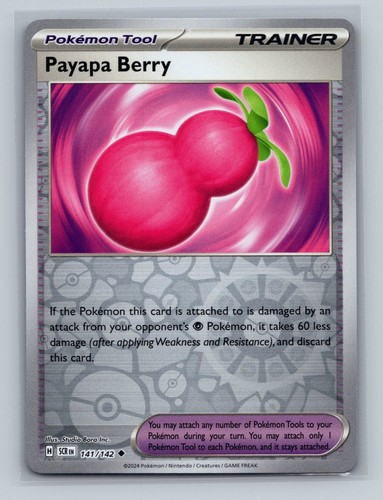 2024 Scarlet & Violet Series Stellar Crown Payapa Berry Reverse Holo ...