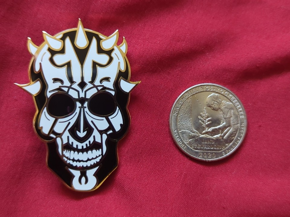 Darth Maul Skull Lapel Enamel Pin | eBay