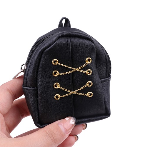 1:6 Dollhouse Miniature Backpack Chain Bag For 30cm Doll Decor Play ...