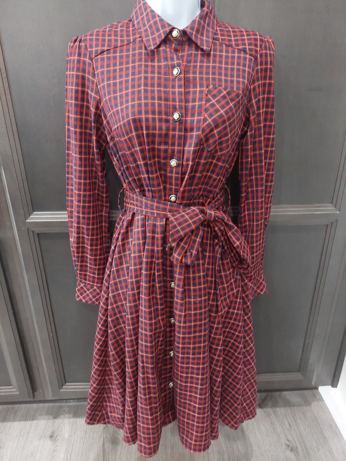 Secret Honey By Honey Bunch Plaid Dress Japan Import … - Gem