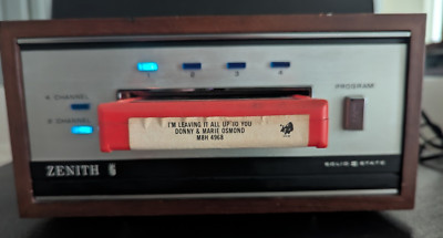 Zenith 8-track Player (Quad) Model D762W-1: Powers on fine, switches ...