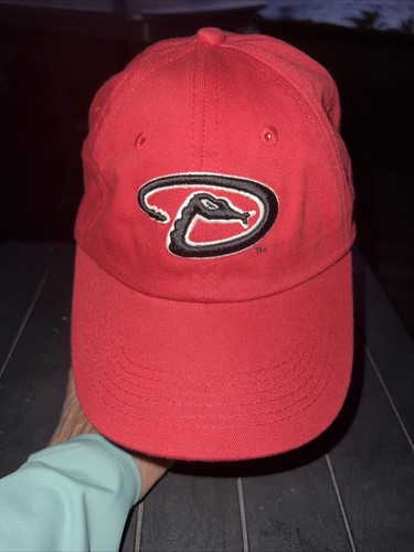 Rattlesnake Black w White on Front of Red Hat Cap Hook Loop EUC | eBay