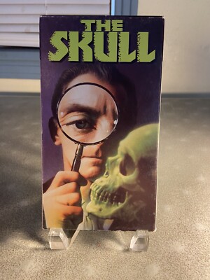 The Skull VHS Paramount 1965 / 1992 Peter Cushing Christopher Lee ...