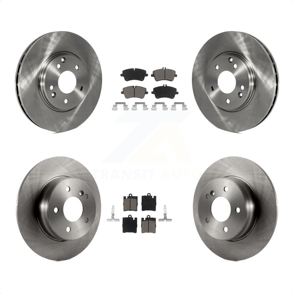 Front Rear Brake Rotor & Ceramic Pad Kit For Mercedes-Benz C240 CLK350 ...