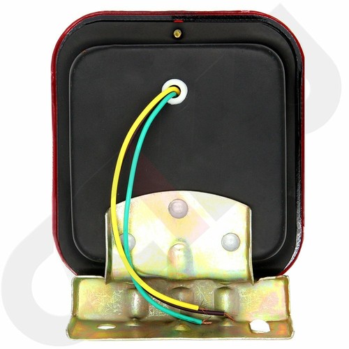 2pcs 4.5'' Red Square Brake Turn Signal Tail Light Flatbed 20 Led Truck ...