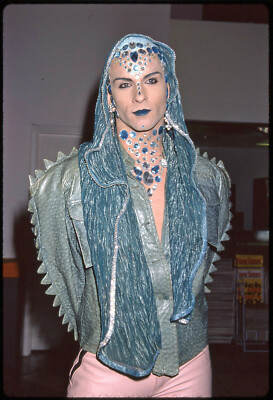 PAT BRIGGS (PSYCHOTICA) 35MM TRANSPARENCY SLIDE PHOTO CELEBRITY GLAM ...