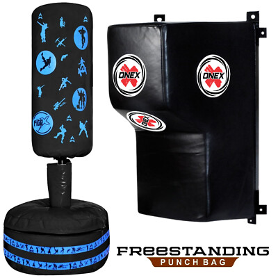 Free Standing Punch Bag Punching Dummy Wall Attachment Boxing Uppercut ...