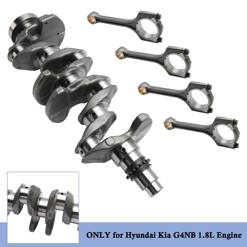 G4NB 1.8L Engine Crankshaft & Connecting Rods Fit Hyundai Elantra KIA ...