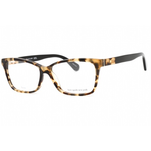 Kate Spade Women's Eyeglasses Havana Black Rectangular Frame Camberly ...