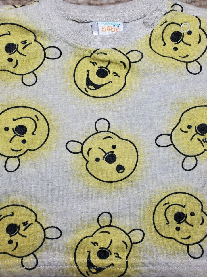 Disney Winnie The Pooh Baby Boy Clothes 3 Months Overall Shorts ...