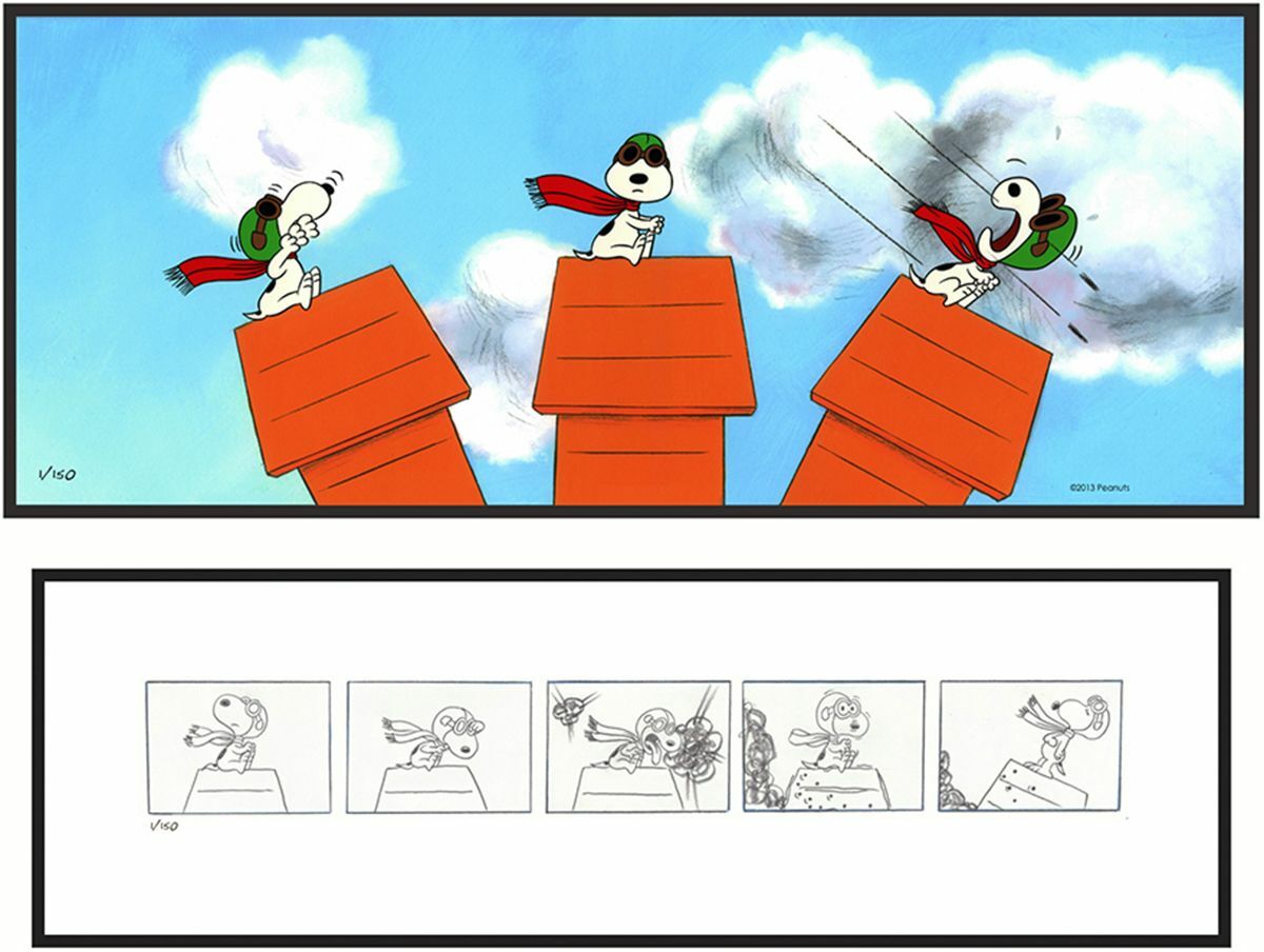 Peanuts-Snoopy's Dogfight-Limited Edition Cel Signed By Larry ...