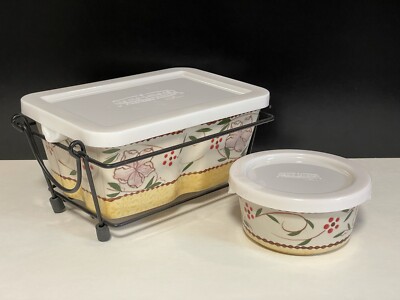 Temp-tations Presentable Ovenware By Tara Bakeware 3 Piece and 2 Piece ...