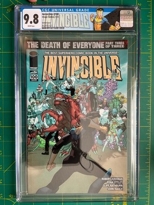 Invincible #100 CGC 9.8 WP Cover B Walker Variant Image Comics 2013 ...