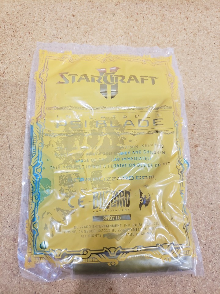 Blizzcon 2015 EXCLUSIVE STARCRAFT II 2 PROTOSS INFLATABLE PSI BLADE NEW ...