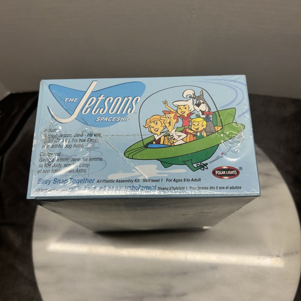 Jetsons Spaceship Model Kit Polar Lights w/Figures George, Jane, Judy ...
