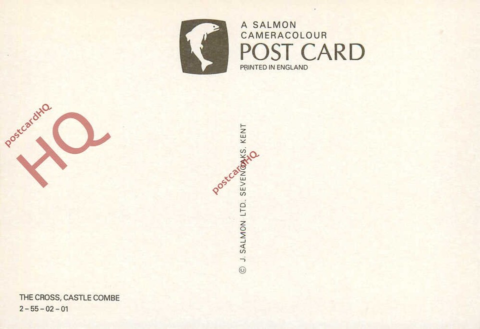 Picture Postcard- Castle Combe, the Cross [Salmon] | eBay